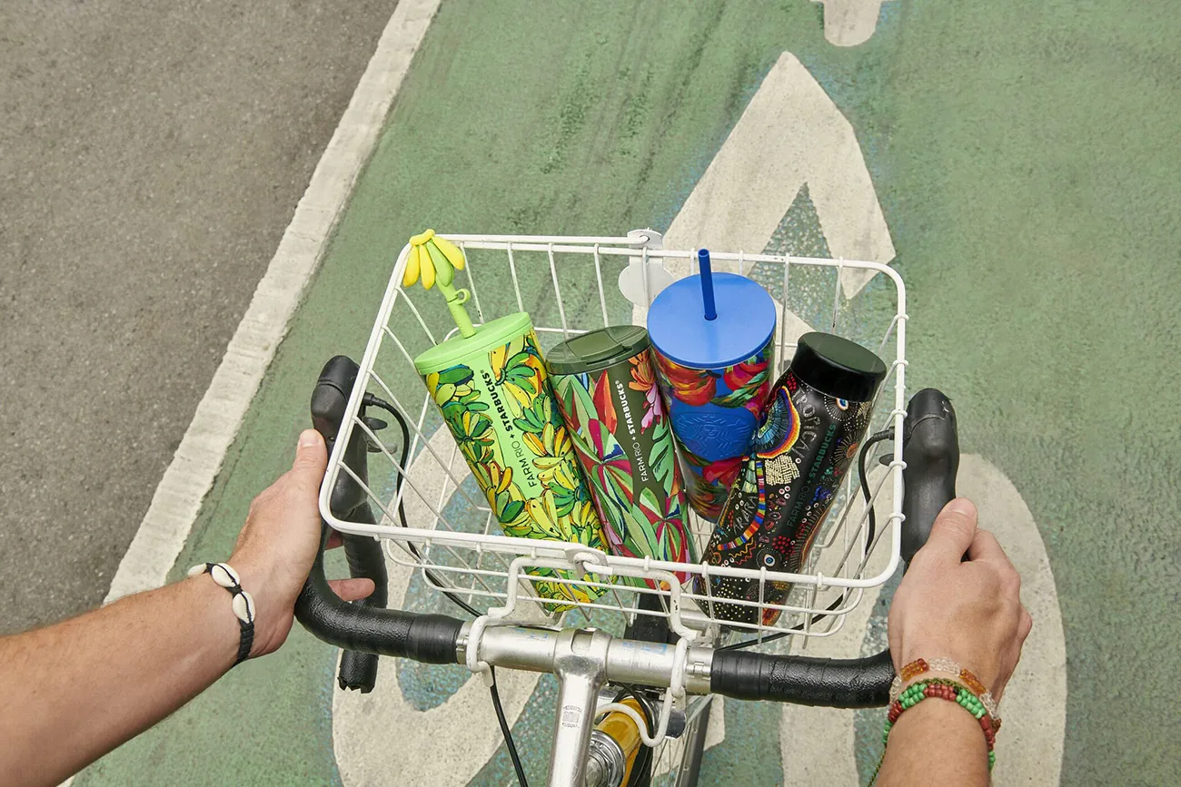 Starbucks and FARM Rio bring summer vibes with a colorful drinkware ...