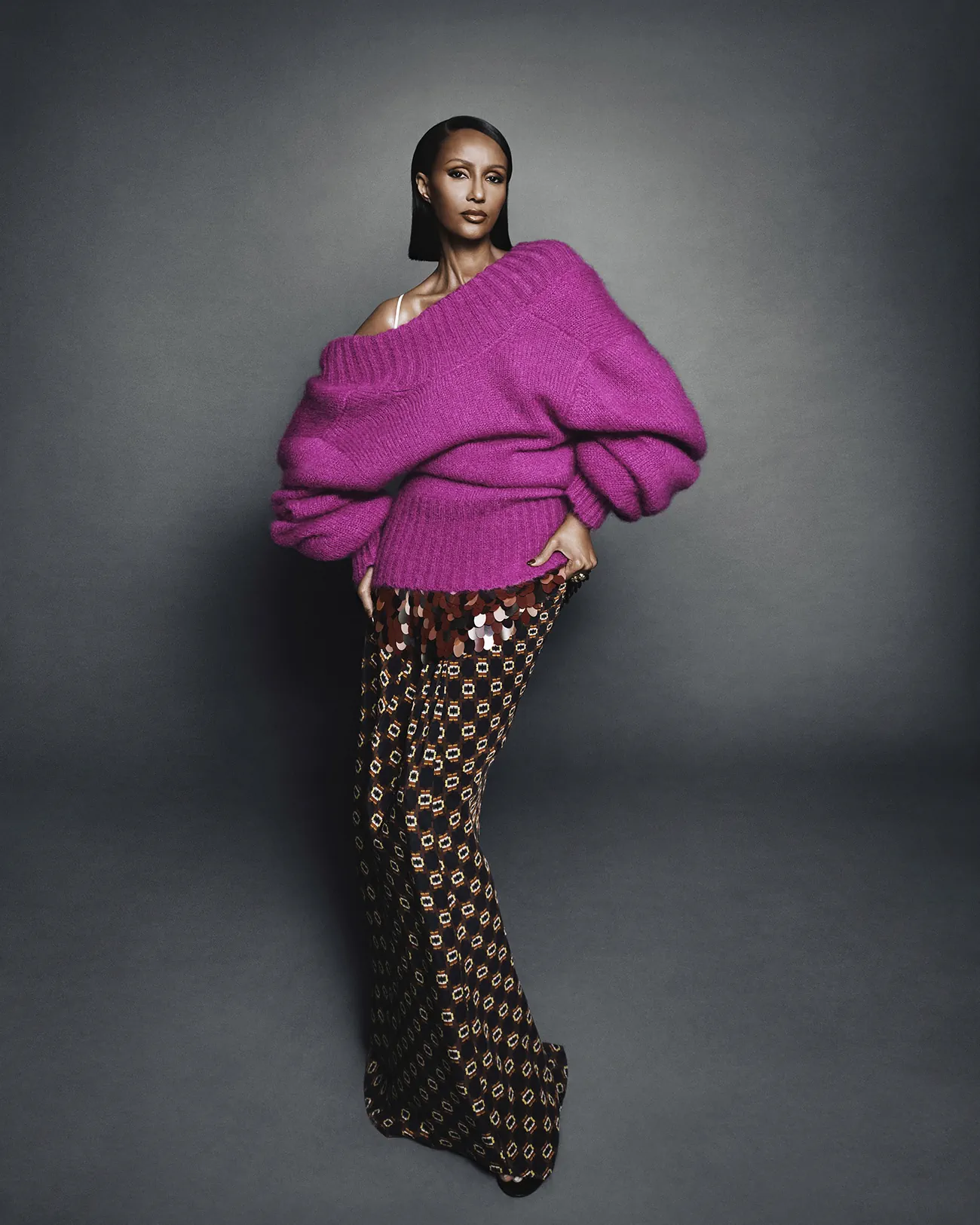 Iman covers Elle Spain November 2025 by Desiree Mattsson - fashionotography