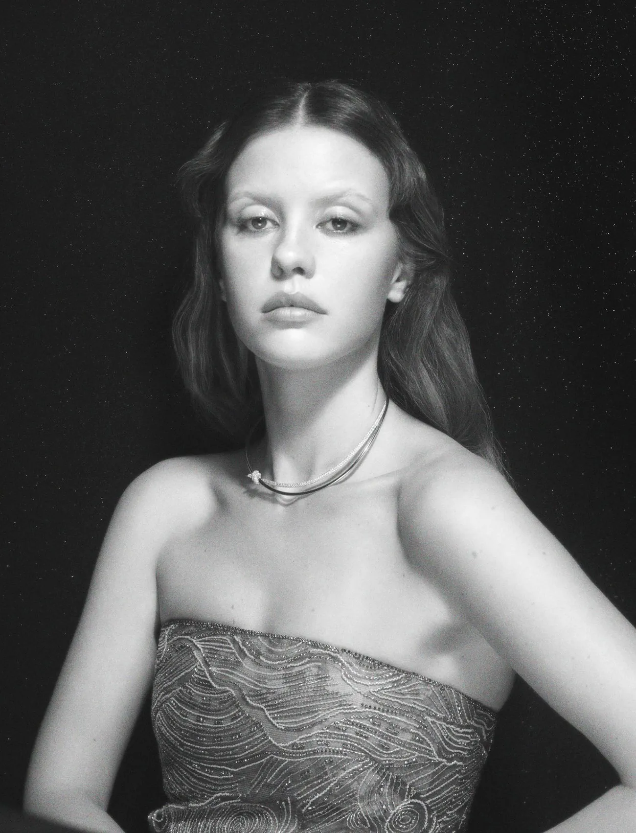 Mia Goth covers Vogue Italia November 2025 by Mark Peckmezian